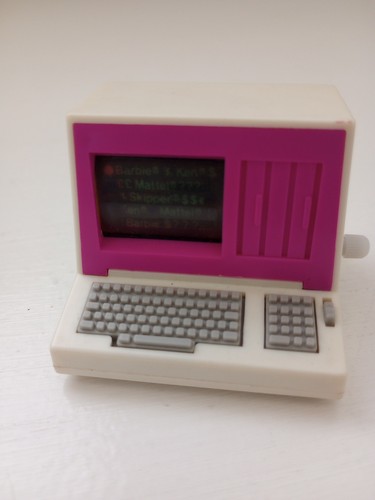 Vintage 1980/90s Barbie Wind-up Computer Toy (WORKS) | eBay