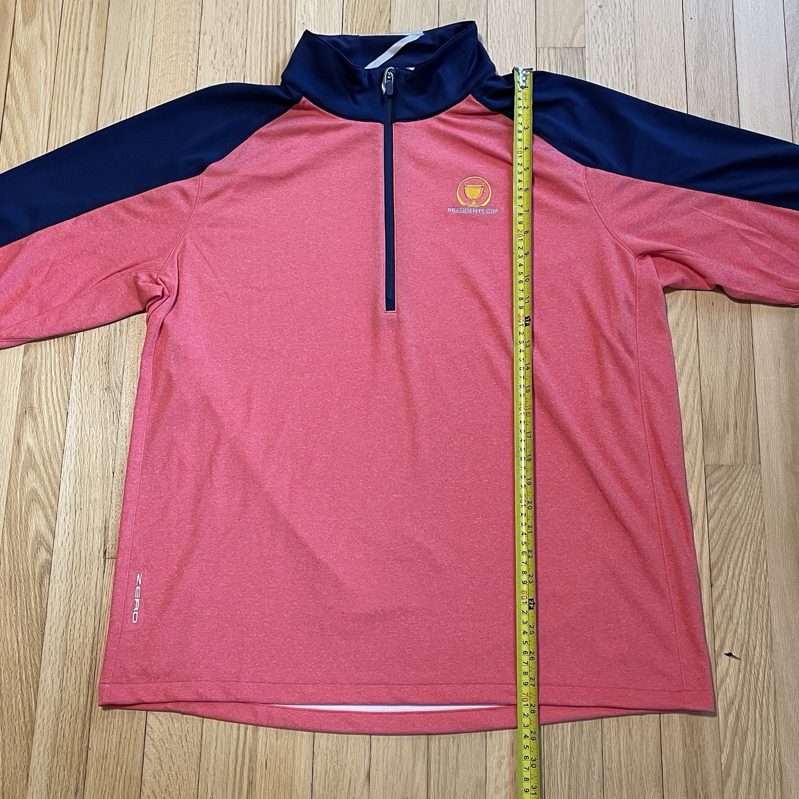 Zero Restriction Embroidered Presidents Cup Quarter Zip Golf Pullover ...
