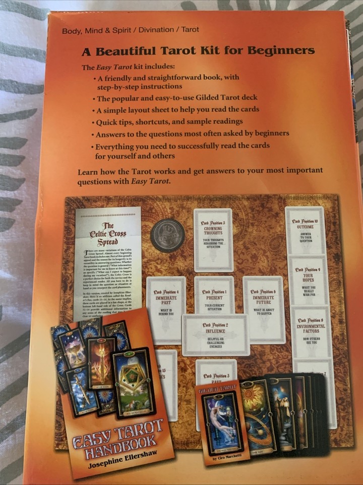 Easy Tarot Gilded Tarot Deck by Ciro Marchetti English | eBay UK