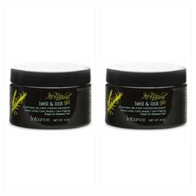 Influance Twist Lock Gel 4 oz Natural Ingredients All Hair Type 2 PACK ...