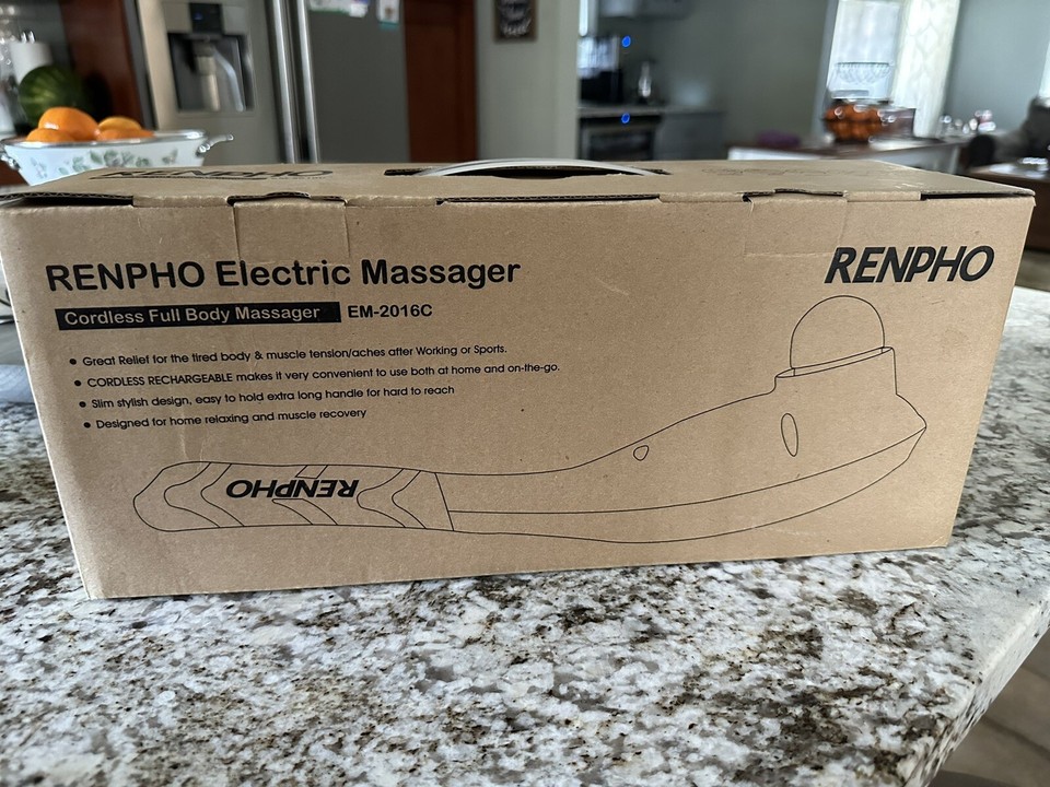 RENPHO EM-2016C Electric Massager Cordless Full Body Massager ...