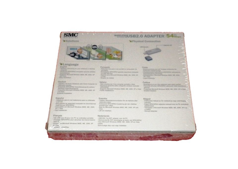 SMC Network EZ Connect SMCWUSB-G USB Wireless Adapter 2.4GHZ 54MBPS For ...