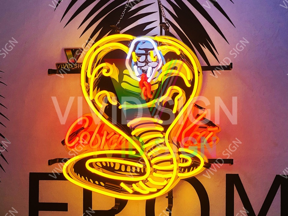 Cobra Kai Snake 17"x17" Neon Sign Light Lamp With HD Vivid Printing | eBay