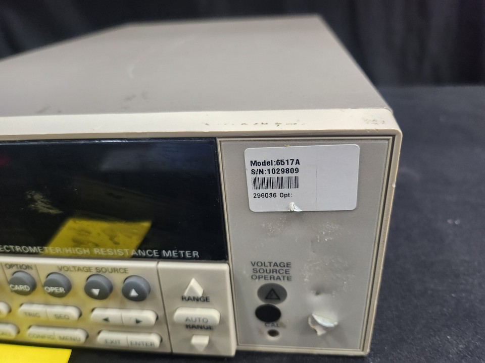 Keithley 6517A : Electrometer/High Resistance Meter, AS-IS (9809) | eBay