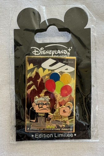 NEW DLR Paris Pixar Up Carl & Russell A World Of Adventure Awaits Pin ...