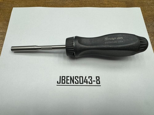 Snap-on Tools NEW TITANIUM Hard Grip Ratcheting Screwdriver w/o Bits ...