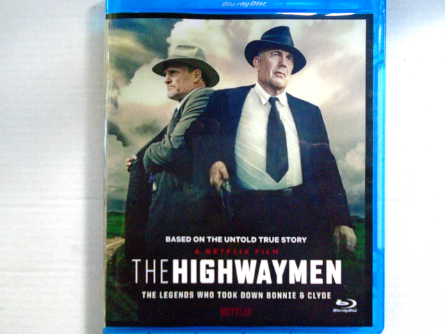 The Highwaymen Blu-ray No DVD Netflix Film Kevin Costner Woody ...