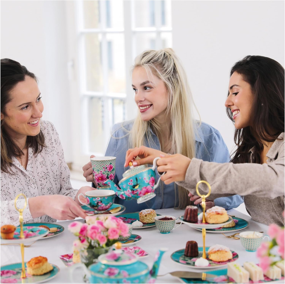 Teas and C'S Silk Road Teapot with Infuser 500ML Aqua Gift Boxed | eBay ...