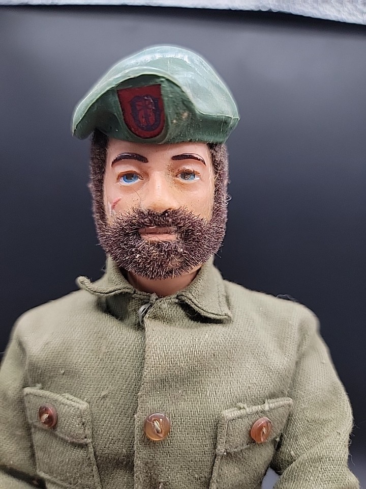 Vintage 1960s G.I. Joe Flocked Hair Action Figure Soldier Original ...