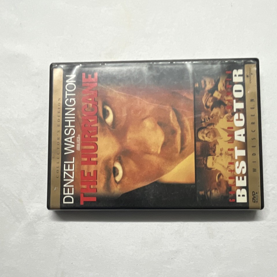 Universal Studios The Hurricane DVD Denzel Washington Widescreen ...