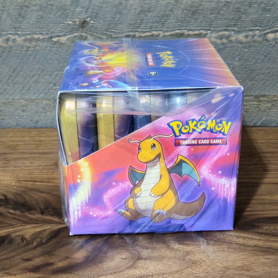 Pokemon Kanto Power Mini Tin Display Box Sealed 20 Booster Packs ...
