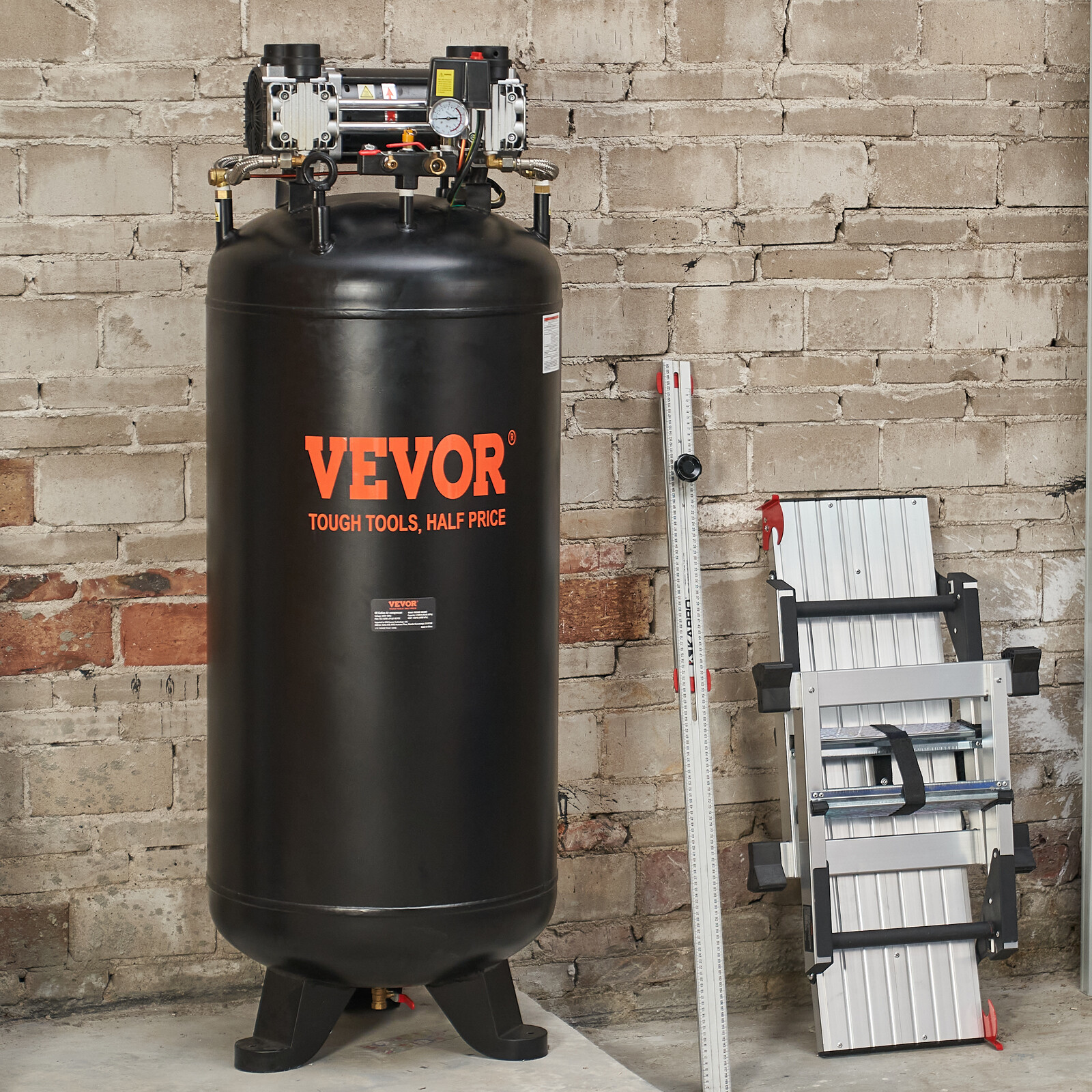 VEVOR 80 Gal Air Compressor 6.5 HP 15.5 SCFM@90 PSI 2-Stage 145PSI 3 ...