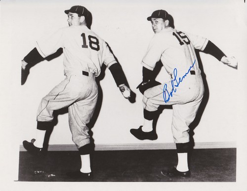 BOB LEMON AUTOGRAPHED RONALD REAGAN 8x10 "THE WINNING TEAM" FILM STILL ...
