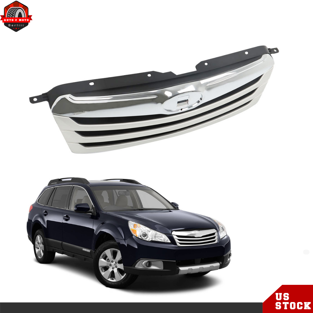 91121AJ04B For Subaru Outback 2010-2012 Front Grille Assembly Silver ...