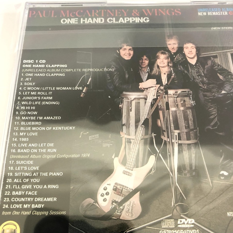 PAUL McCARTNEY & WINGS / ONE HAND CLAPPING CD+DVD NEW OBI CD JAPAN NEW ...