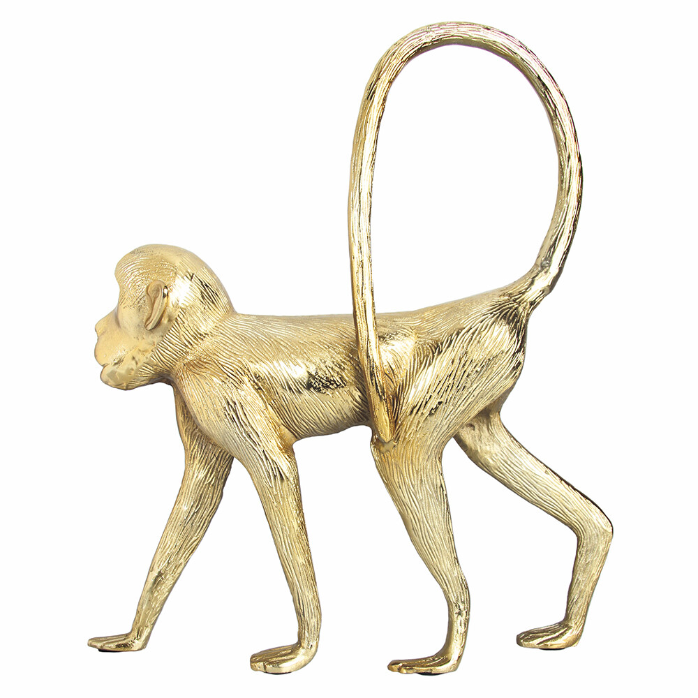 Golden Monkey Statue Four Golden Wise Monkey Ornaments Set Of Four