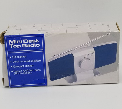 Retro Suntone Mini Desk Top Radio Boom Box Model ELEC0019 FM Scanner ...