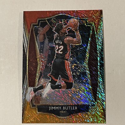 Jimmy Butler 2020 Panini Select Red White Orange Shimmer #115 | eBay