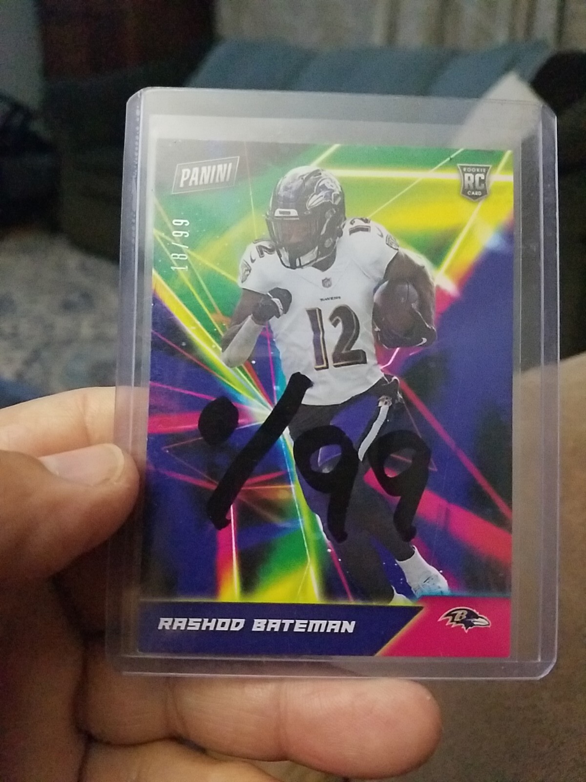 2021 Panini Player Of The Day Rookie Rashad Bateman */99 RAVENS | eBay