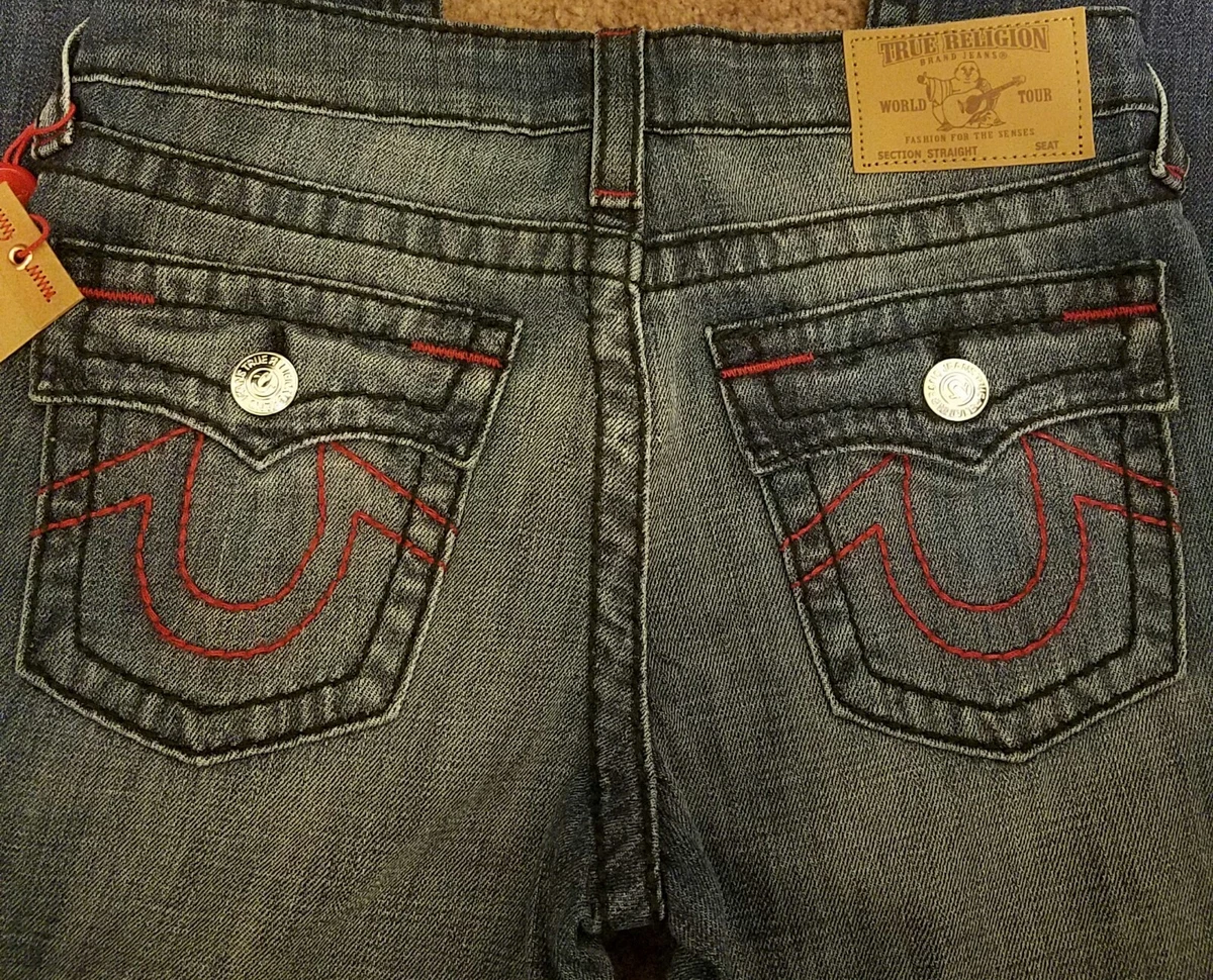 Red True Religion Jeans Boys
