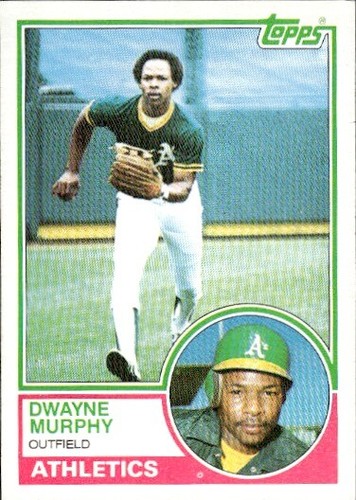 1983 Topps #598 Dwayne Murphy Oakland Athletics Baseball | eBay