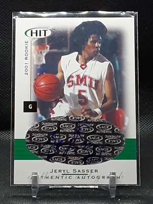 JERYL SASSER 2001 SAGE HIT AUTO ROOKIE MAGIC | eBay