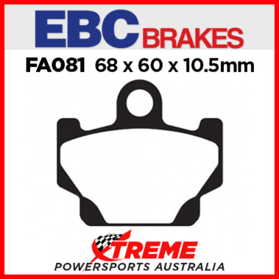Yamaha SR 125 SE 92-96 EBC Organic Front Brake Pads FA081 | eBay