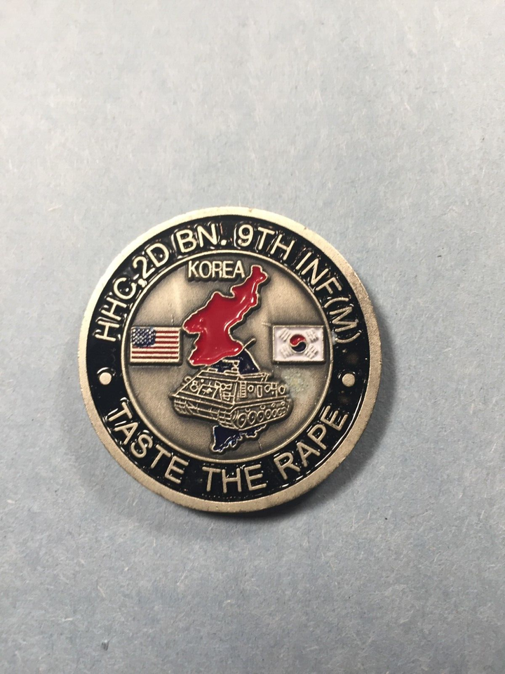 US Army Challenge Coin - HHC,2D BN. 9th INF (M) | eBay