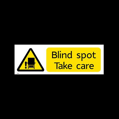 Blind Spot - Take Care Sticker / Sign - TFL - LORRY - LONDON - CYCLIST ...