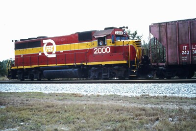 FEC 2000 GP40 apr01 kodachrome train photo slide 35mm | eBay