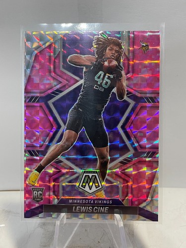 Lewis Cine 2022 Panini Mosaic Rookie Pink Mosaic Minnesota Vikings | eBay