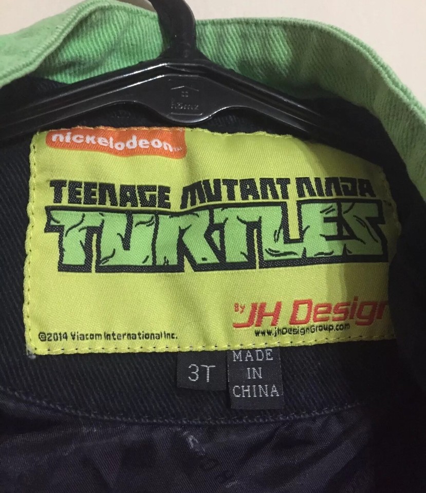 NICKELODEON JH DESIGN Teenage Mutant Ninja Turtle Winter Jacket Toddler ...