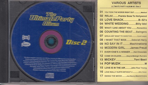 THE ULTIMATE PARTY ALBUM CD DISC 2 ONLY B-52's JOHN PAUL YOUNG BILLY ...