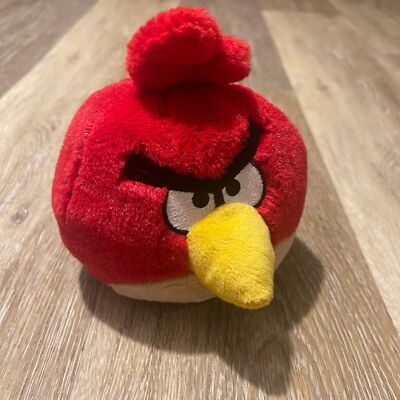 Angry Birds Plush Red Bird Toy Stuffed Animal 5" Commonwealth. | eBay