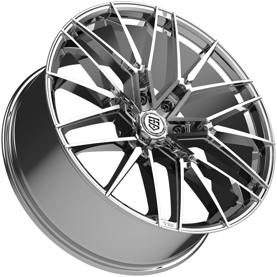 (Set of 4) TIS 506C 22x10 6x135 +24mm Chrome Wheels Rims 22" Inch | eBay