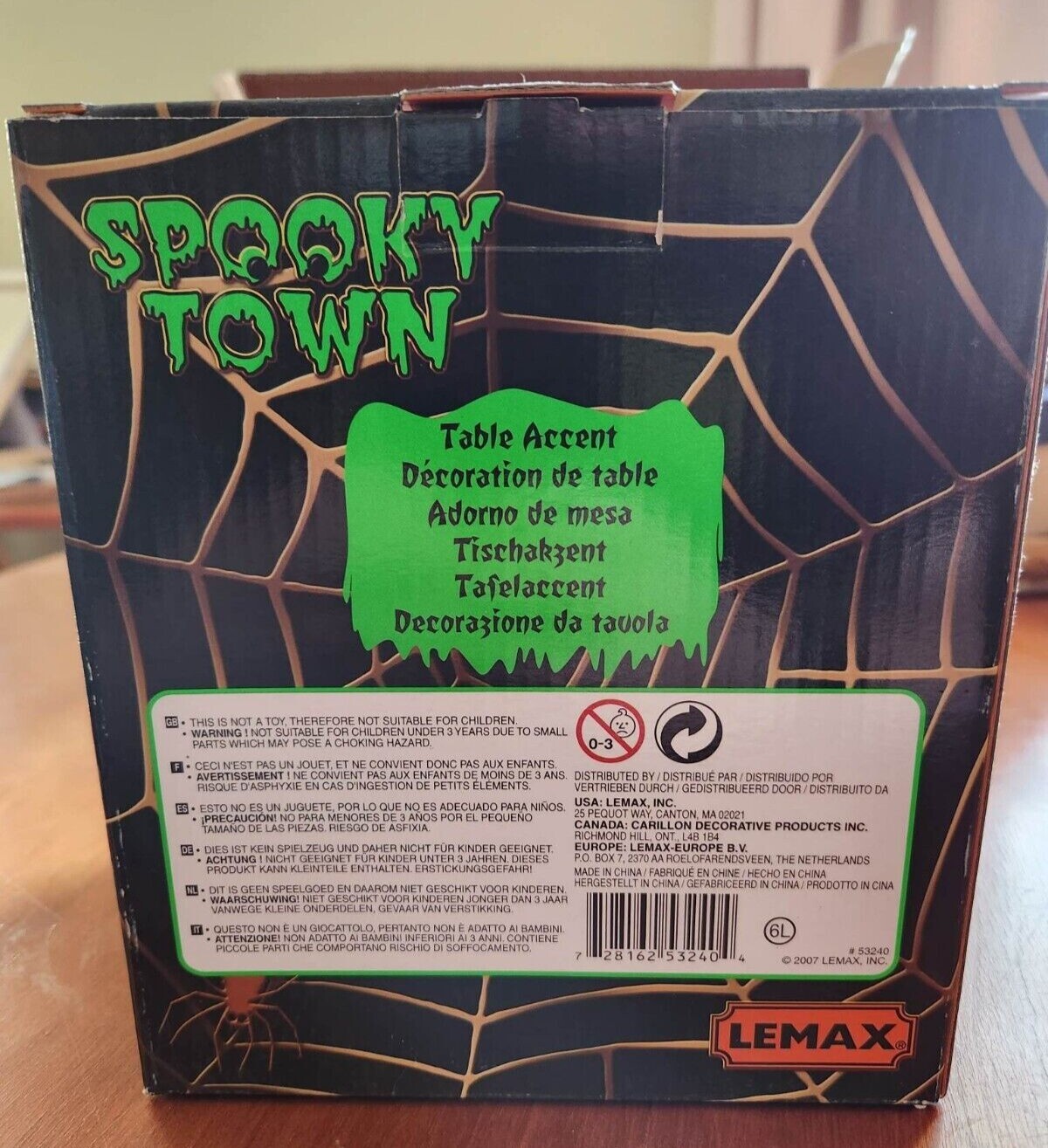 Lemax Halloween Spooky Town Gazebo Evil Pumpkin Tree Pedicab And ...