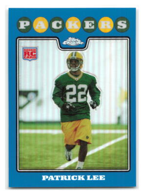 Patrick Lee 2008 Topps Chrome Blue Refractor Rookie #TC266-Packers | eBay