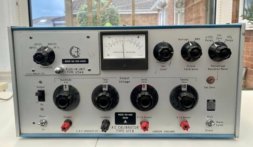 Bradley AC Calibrator Type 125B ~ G & E Bradley Ltd. | eBay UK