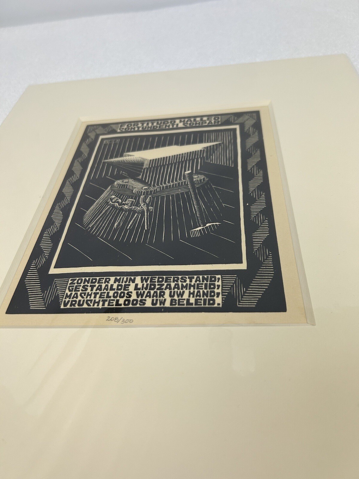 ORIGINAL MC ESCHER 1931 EMBLEMATA ANVIL B. 163 | eBay