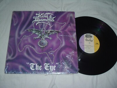 KING DIAMOND The Eye '90 SHRINK !! US ORIG Yellow/Purple label 1st ...