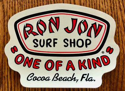 Ron Jon Surf Shop "One Of A Kind" Cocoa Beach FL, Decal, Sticker | eBay