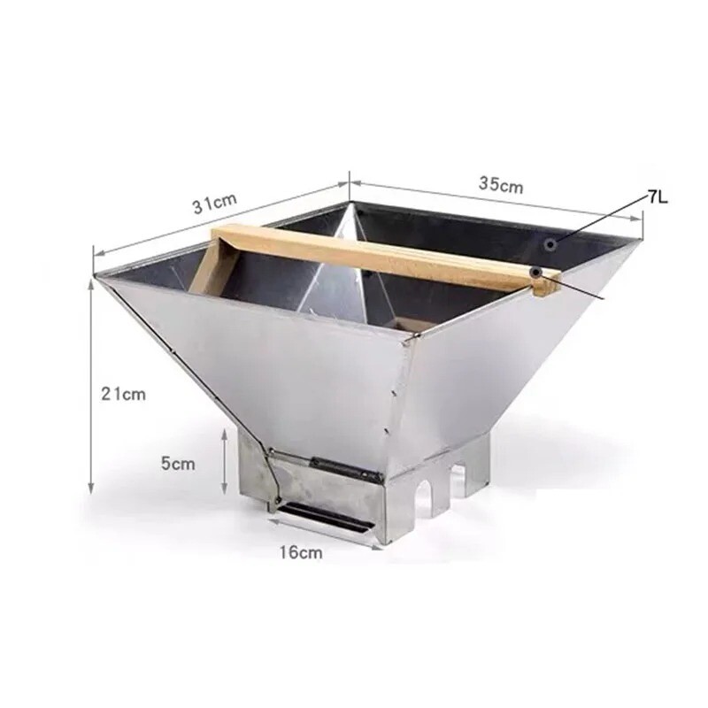 Hand Cranked Stainless Steel Grape and Apple Grinder Fruit and ...
