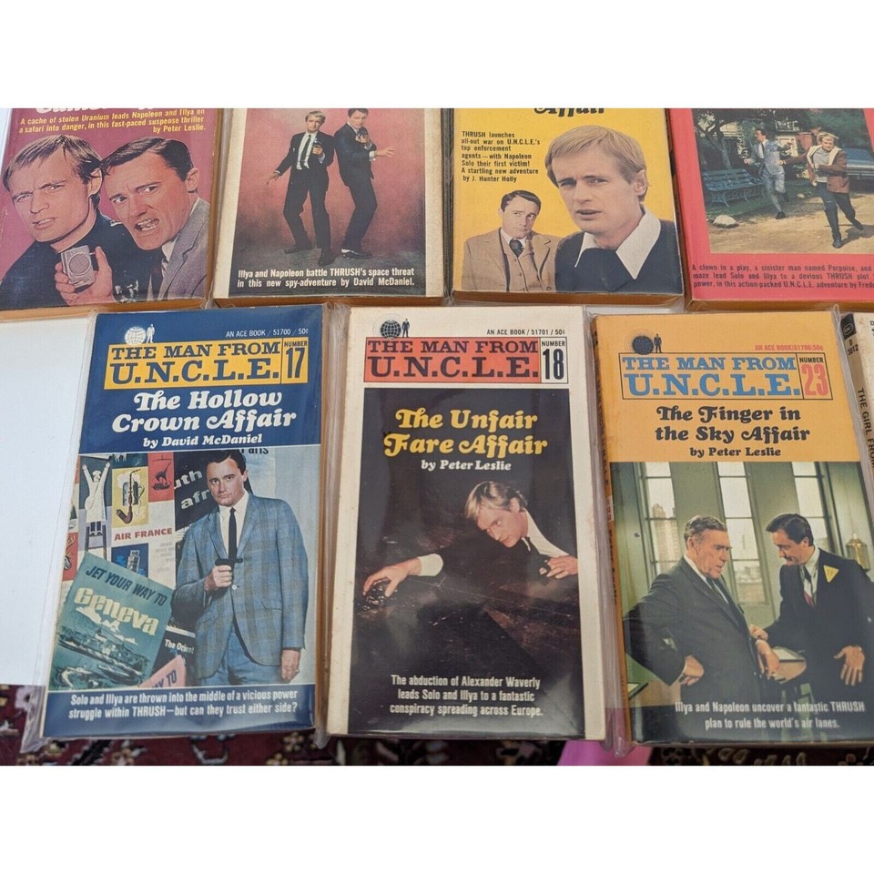 Lot Of 17 Vintage The Man From Uncle Series Books | eBay