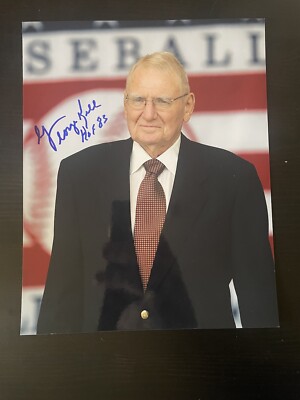 George Kell signed 8x10 photo Hall of Fame Detroit Tigers Autographed ...