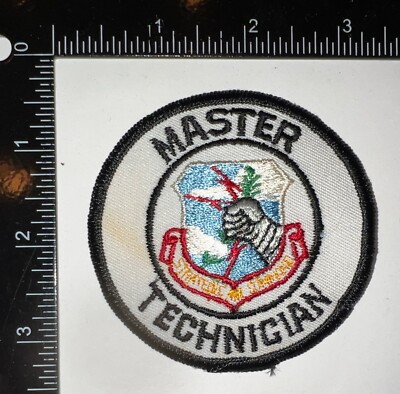 Cold War USAF US Air Force SAC Master Technician Patch | eBay