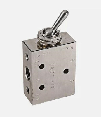 1Pcs Pneumatic Valve TAC2-41V 2 Position 5 Way Toggles Mechanical Valve ...