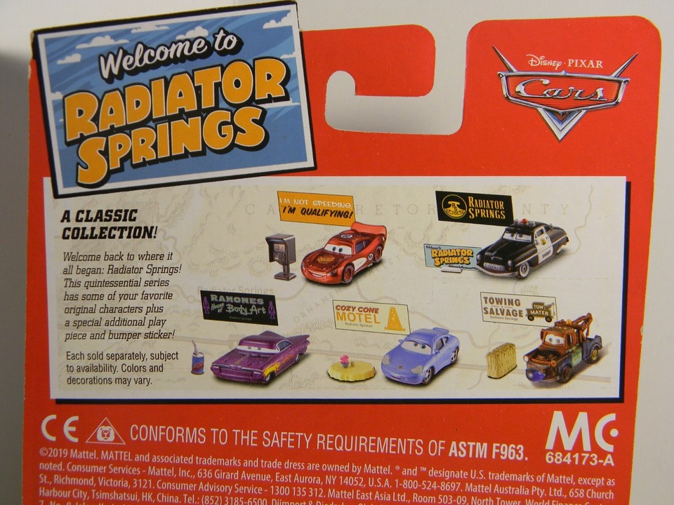 2020 Disney Pixar Cars, Welcome to Radiator Springs, "Doc Hudson" with ...