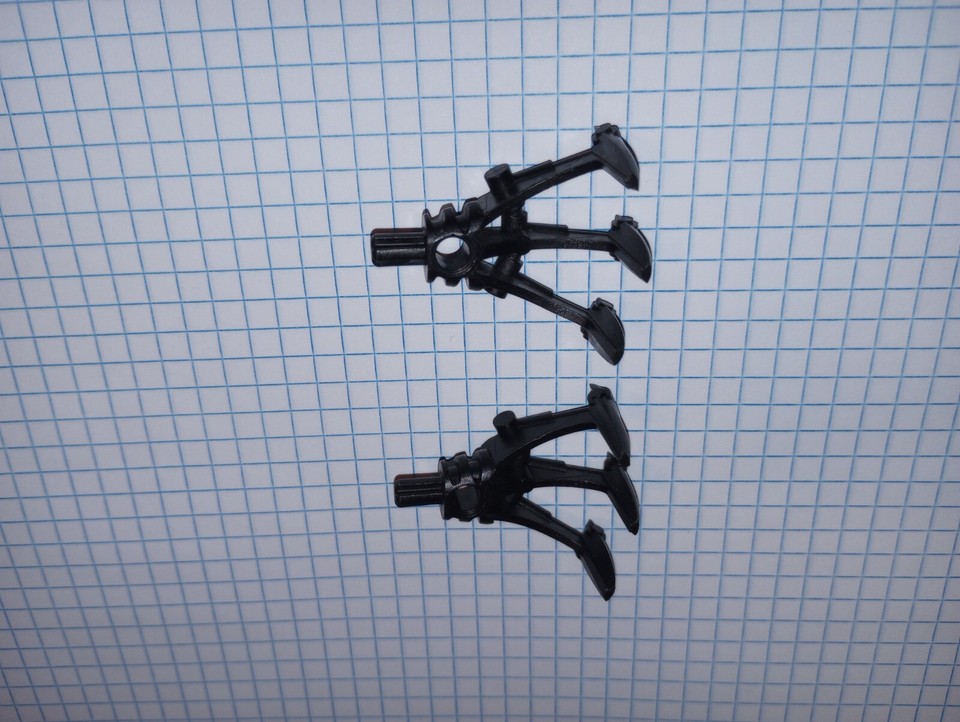 2 Bionicle Lego 32506 Claw Hand Black Genuine Lego Parts WYSIWYG 2 ...