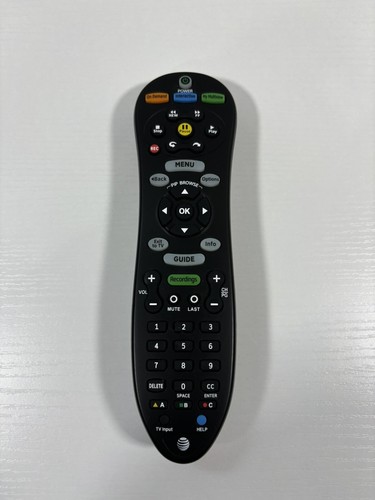 AT&T U-Verse S20-S1A Remote Control Black Backlit Tested Working | eBay