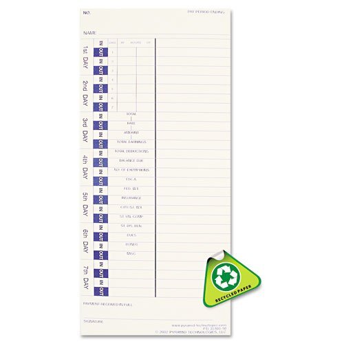 PTI3510010 - Pyramid Technologies Time Card for Models 3500 and 3700 | eBay